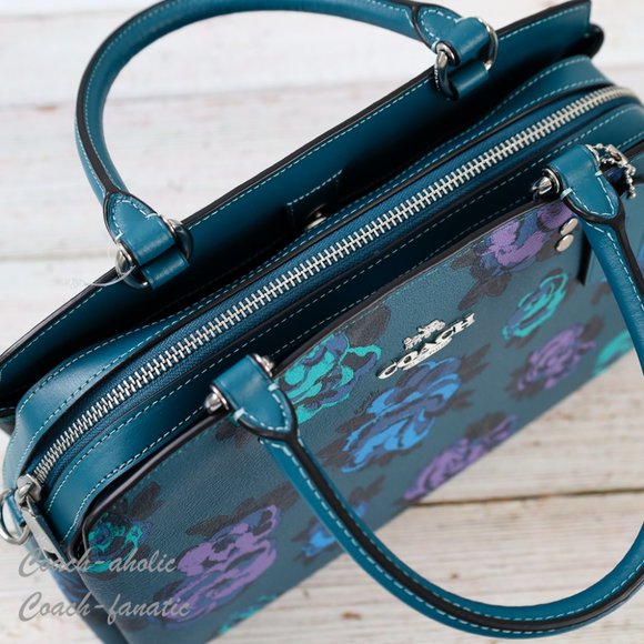 Coach | Bags | Nwt Coach Ce583 Lille Carryall With Jumbo Floral Print ...